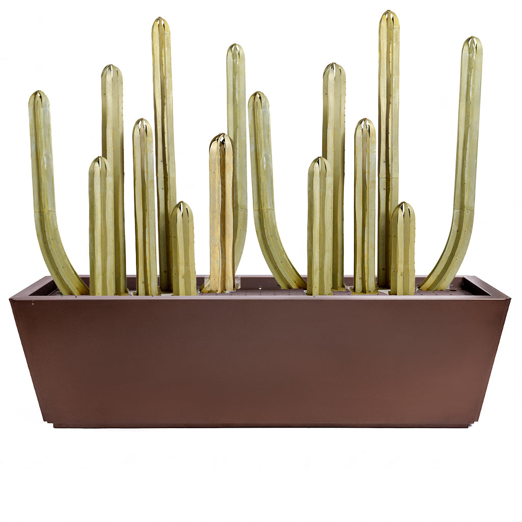 15pc Fence Post + Planter Bundle – Desert Steel
