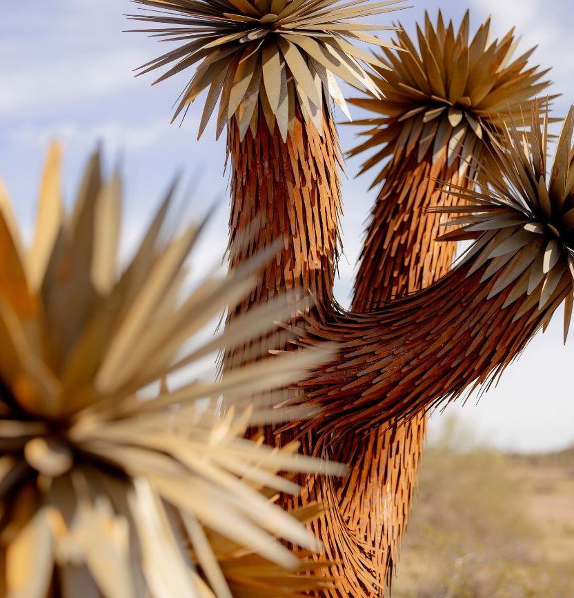 Artificial Joshua Tree | Metal Landscape Art | Desert Steel