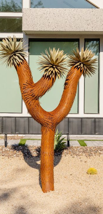Artificial Joshua Tree | Metal Landscape Art | Desert Steel