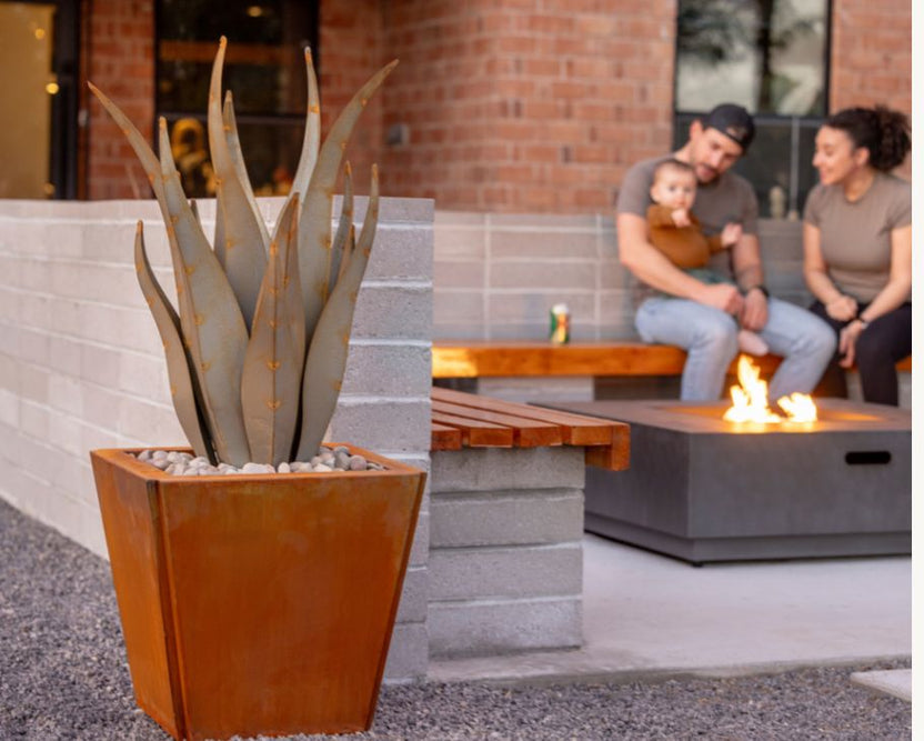 Emperor Agave | Metal Landscape Art | Desert Steel