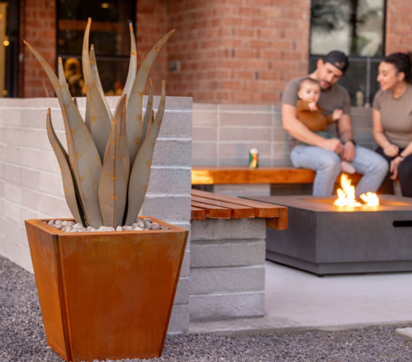 Emperor Agave | Metal Landscape Art | Desert Steel