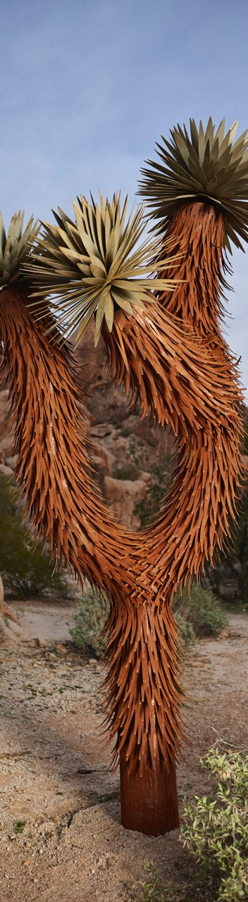 Artificial Joshua Tree | Metal Landscape Art | Desert Steel