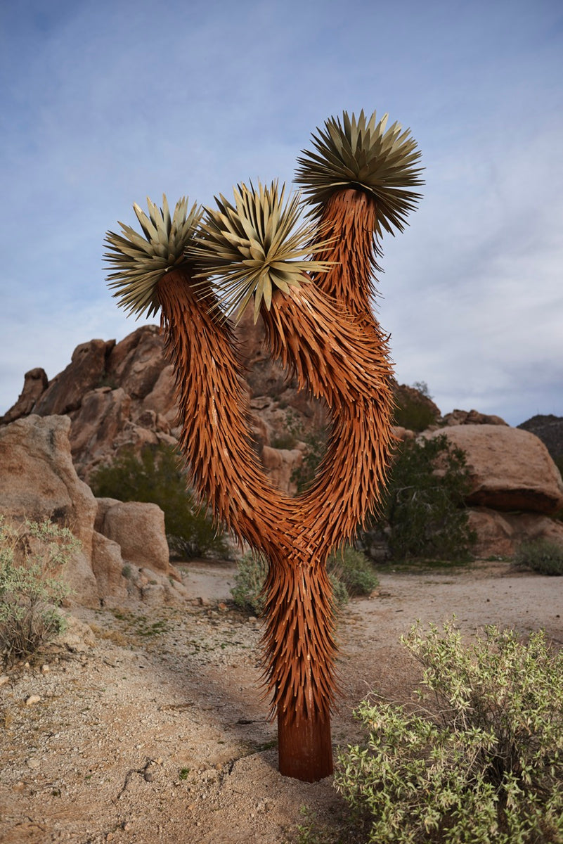 Artificial Joshua Tree | Metal Landscape Art | Desert Steel