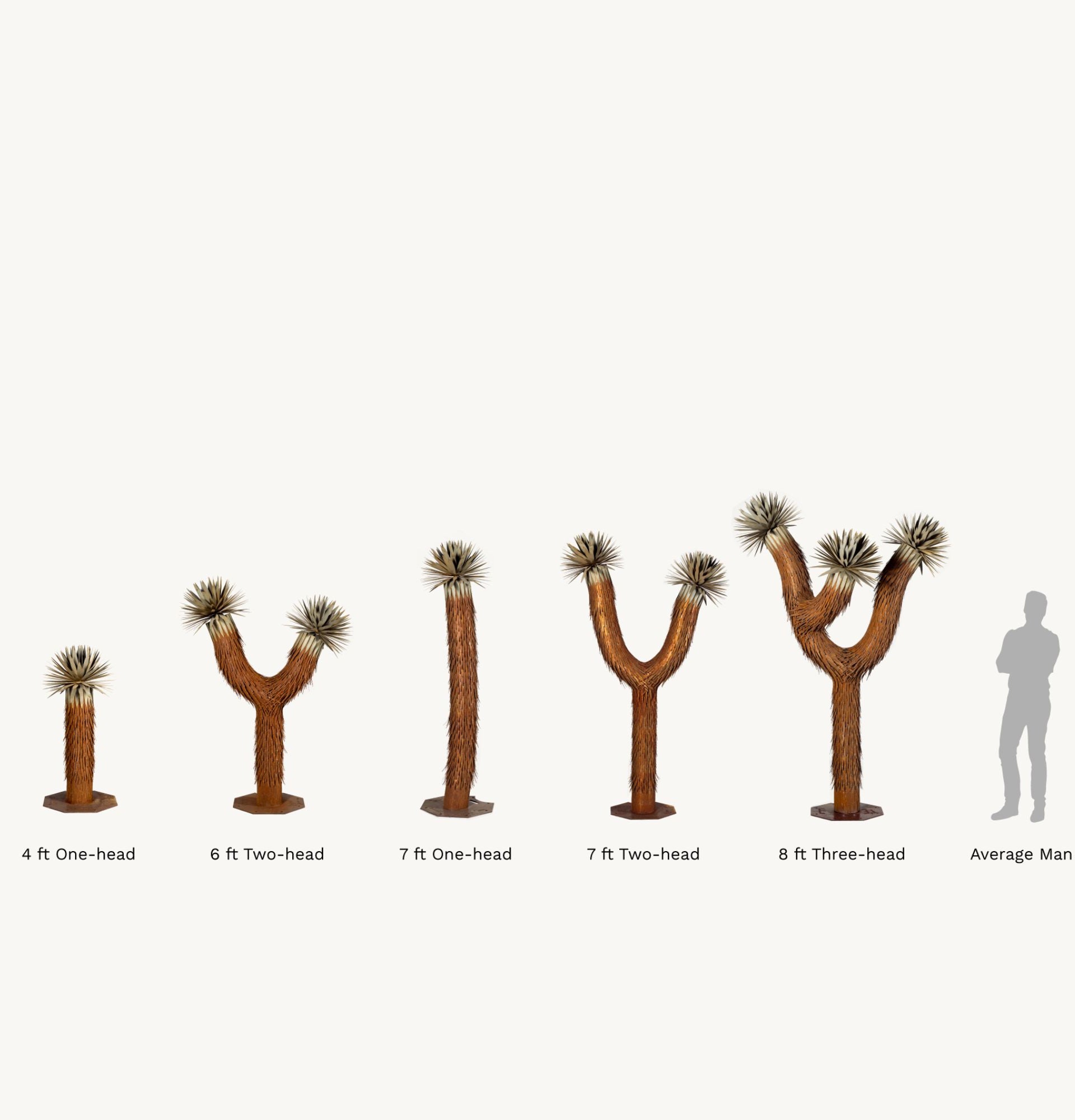 Artificial Joshua Tree | Metal Landscape Art | Desert Steel