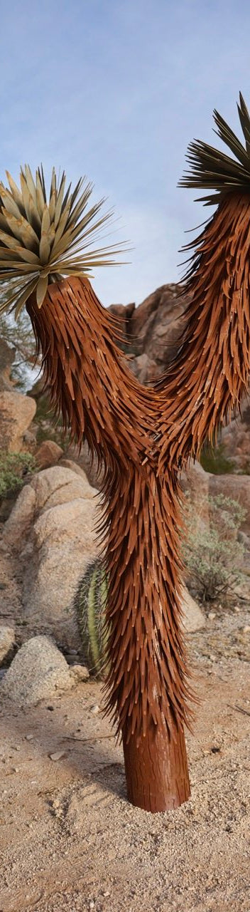 Artificial Joshua Tree | Metal Landscape Art | Desert Steel