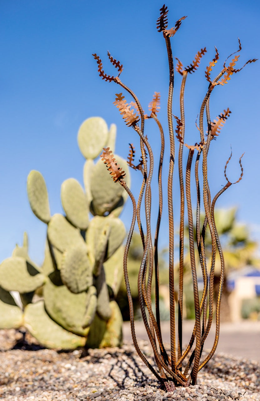 Ocotillo | Metal Landscape Art | Desert Steel