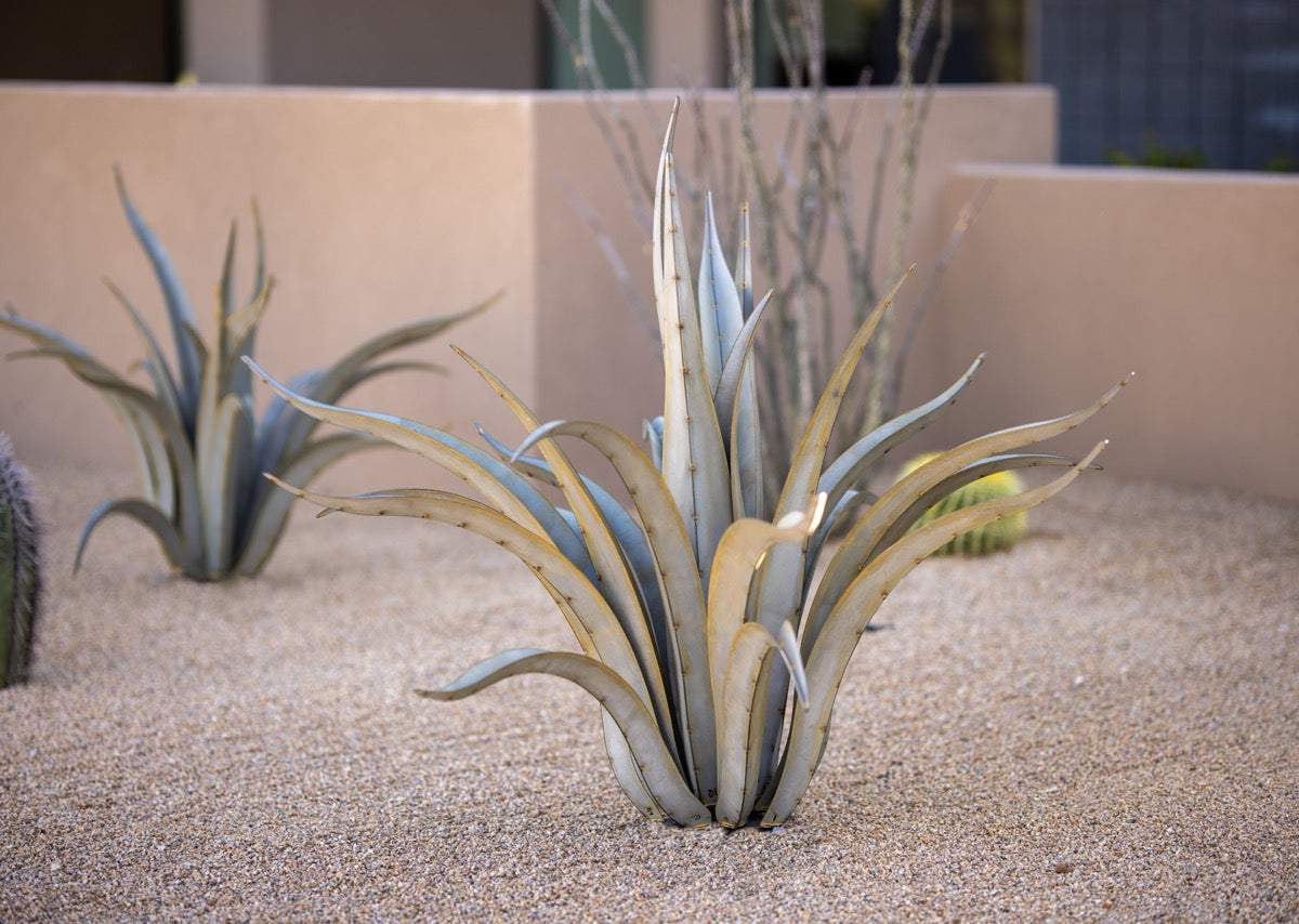 Metal Octopus Agave Sculpture | Metal Yard Art | Desert Steel