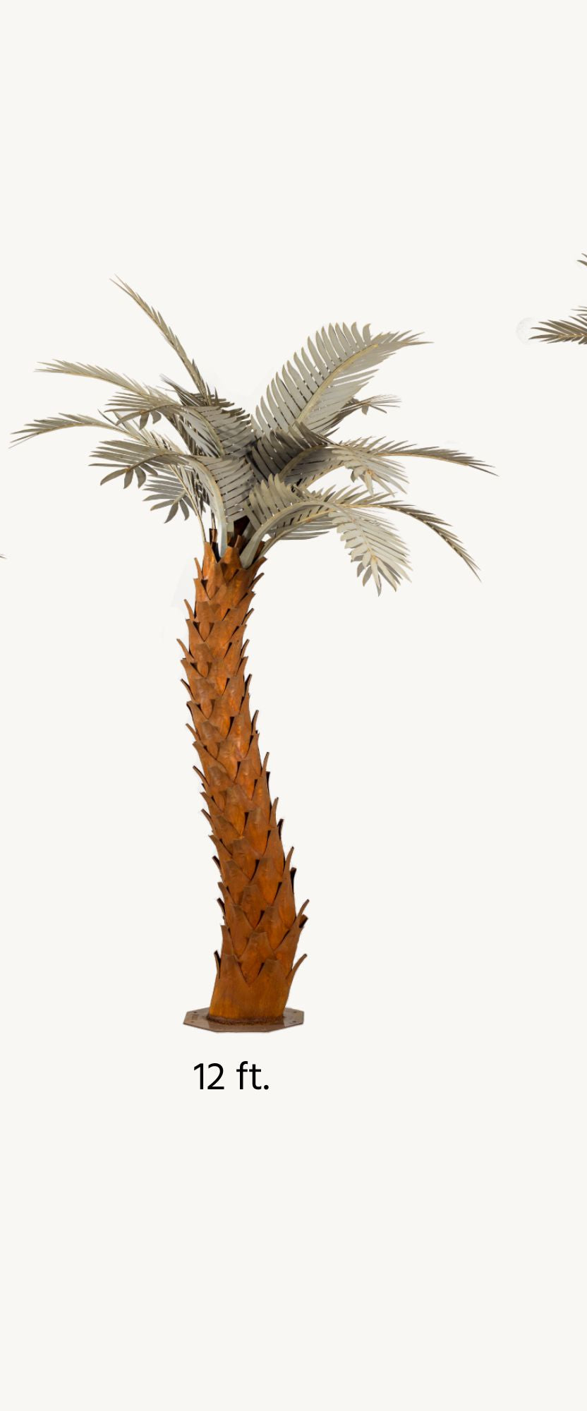 Palm Tree | Metal Landscape Art | Desert Steel