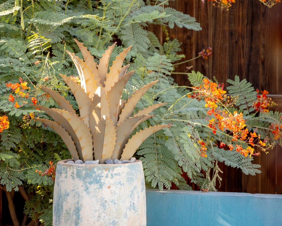 Sawtooth Agave | Metal Landscape Art | Desert Steel